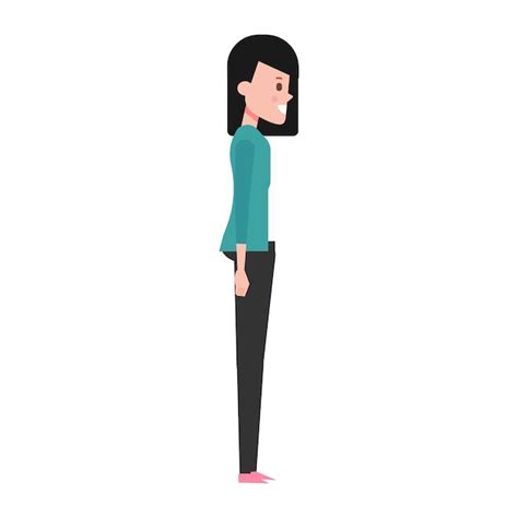 Premium Vector Set Of Person Poses Facing Adult