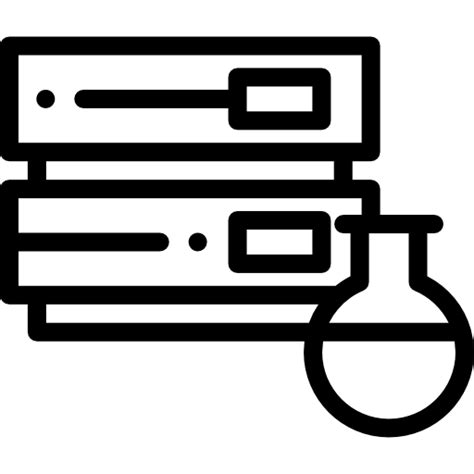 Database Detailed Rounded Lineal Icon