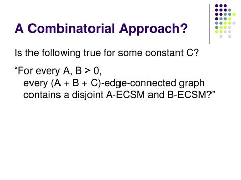 Ppt Algorithms And Lps For K Edge Connected Spanning Subgraphs