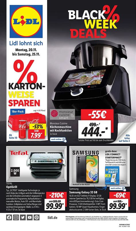 Lidl Black Friday Prospekt Gültig Bis 25 November 2023