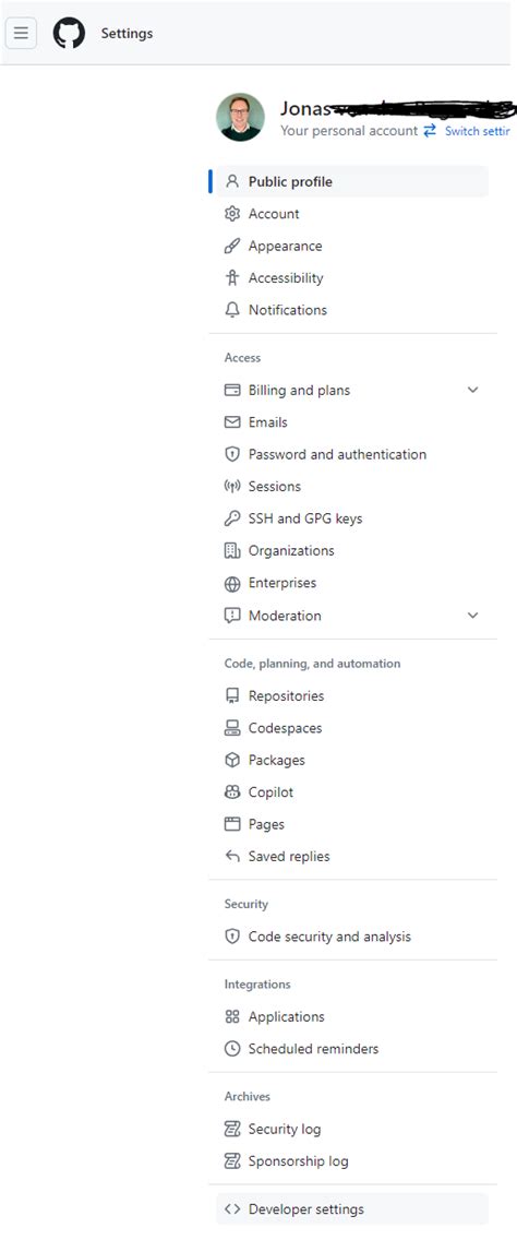 2 1 2 Preparing Your Github Account To Configure Archi Integration Nbility Model