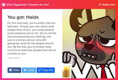 Which Aggretsuko Character Are You