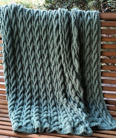 Free Knitting Pattern Wave Afghan Mikes Nature