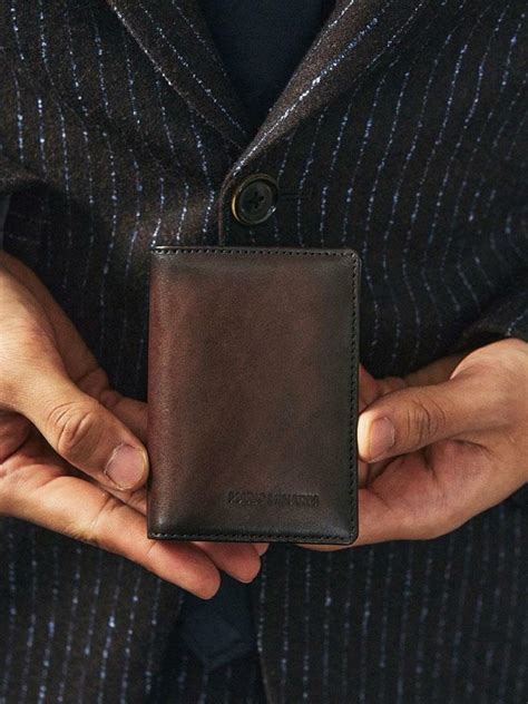 마리오미나르디 명함지갑 카드지갑 남자 송아지 가죽 수제 명품 Ch001 Eternal Journey