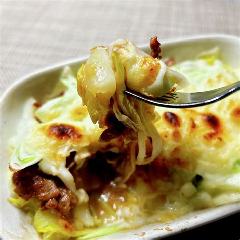 残り物で和風白菜グラタン By みう•みさ 【クックパッド】 簡単おいしいみんなのレシピが395万品