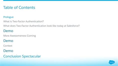 Securing Your Salesforce Deployment With Two Factor Authentication Ppt