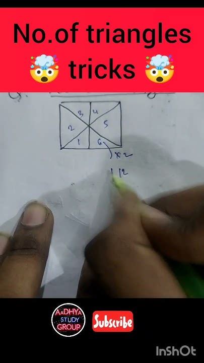🤯🤯how To Count Triangles 🤯🤯 Trick 🤯 Shorts Viral Tricks Youtube