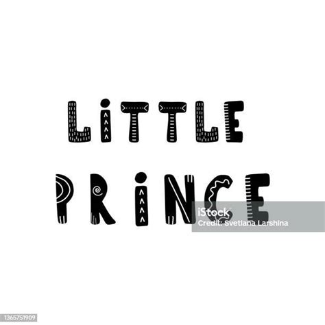 리틀 왕자 소년에 대한 손으로 그린 스칸디나비아 문자 인용 Hygge 어린이 포스터 플랫 만화 스타일의 벡터 일러스트레이션 카드