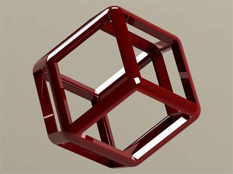 Wireframe Shape Rhombic Dodecahedron 3d Turbosquid 2176116
