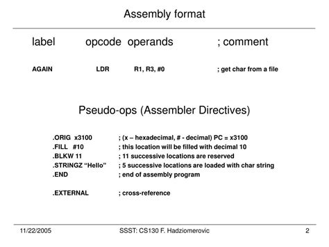 Ppt Assembly Language Powerpoint Presentation Free Download Id 6929464