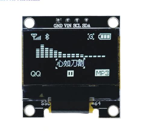 Yellow Blue Oled Display Module Inch Iic Serial X I C Ssd