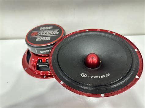 Reiss Audio Rs M8f 20cm Çifti 600 Wat 300 Rms Kurşun Göbek Midrange