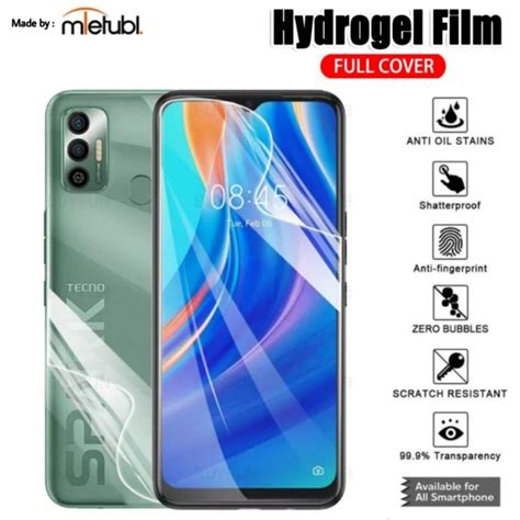 Tecno Spark 9t Spark 8c Spark 6 Go Spark 7 Spark 7 Nfc Spark 7 Pro Fullset Clear Bening Hydrogel