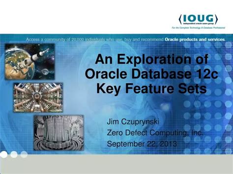PPT An Exploration Of Oracle Database 12c Key Feature Sets PowerPoint
