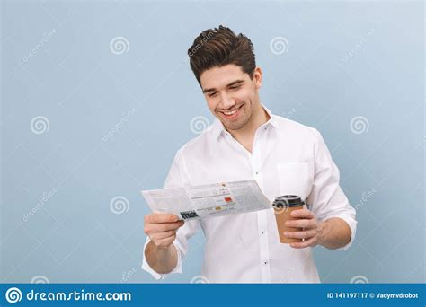Portrait Of A Cheerful Handsome Young Man Stock Image Image Of