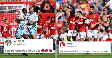 “i Blame Ronaldo And De Gea” Rival Fans Mock Manchester United As