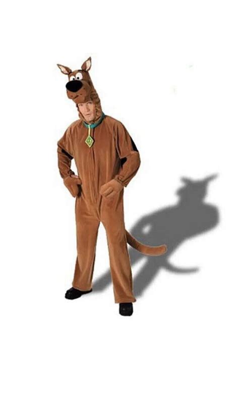 Scooby Doo Plush Deluxe Halloween Costume Adult X L Gem