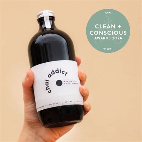 chai addict is a finalist in the clean conscious awards 2024