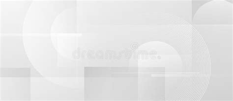Abstract White Geometric Shape Background Modern Minimal Trendy Shiny Lines Pattern Stock