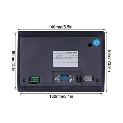 Pantalla Táctil Hmi 480x272px 43in Tft Lcd Plc Pantalla Tá