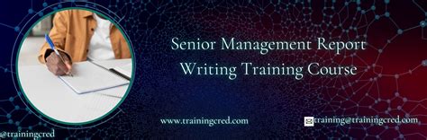 Senior Management Report Writing Training Course