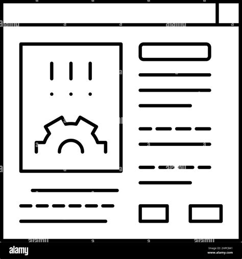 Errors Report Line Icon Vector Illustration Stock Vector Image And Art Alamy