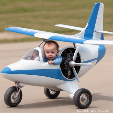 Tiny Planes Successful Landing With Two Wheels Stable Diffusion Online