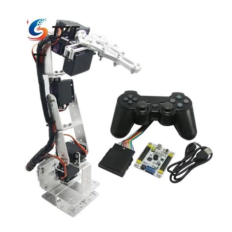 Assembled Dof Robot Arm Robotic Arm With Clamp Claw Ld Servos Controller For Arduino