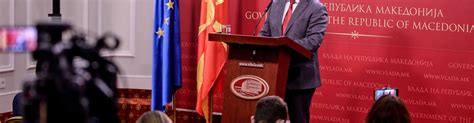 Прес конференција на портпаролот на Владата на Република Македонија Миле Бошњаковски Влада на