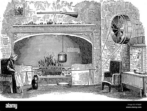 Turnspit Dog At Work These Short Legged Dogs Were Bred Especially To