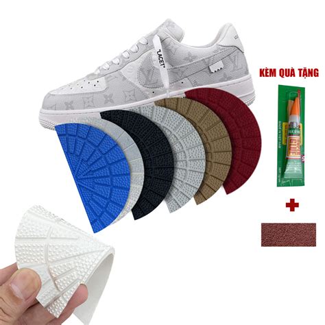 Cặp Miếng Dán Cao Su Cao Cấp Bảo Vệ Giày Nike Sneaker Thể Thaotặng