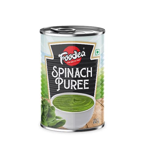 Delicious Foodea Spinach Puree Perfect For Horeca Distributors