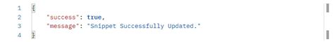 Update A Snippet Post Snippets