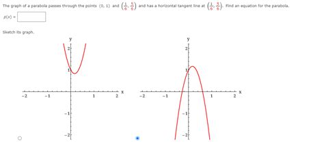 solved the graph of a parabola passes through the points 0
