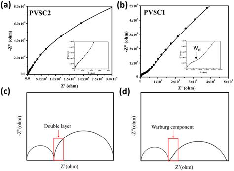 The Eis Characteristics Of A Pvsc2 And B Pvsc1 Measured At 0 V