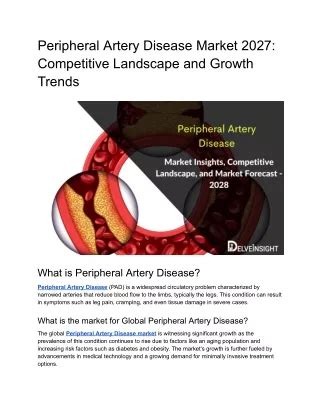 PPT Peripheral Artery Disease Market PowerPoint Presentation Free