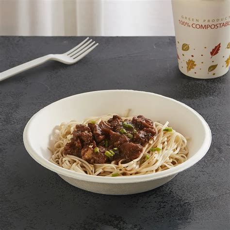 Heavy Duty Bowls 16 Oz 460ml Bowl Bamboo Pulp Sugar Cane Bagasse