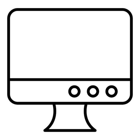 Premium Vector Computer Icon Style