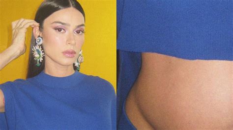 Vai Nascer Thaila Ayala Exibe Barrigão E Impressiona Mulher Mais Linda