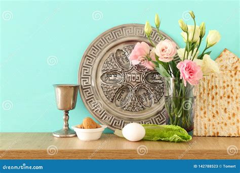 Pesah Celebration Concept Jewish Passover Holiday Stock Image Image