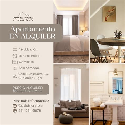 Folleto De Apartamento En Alquiler