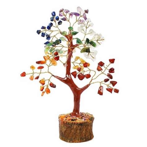 Multicolor 100 Beads Seven Chakra Crystal Tree For Vastu At ₹ 140 In