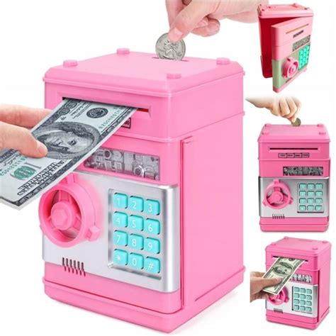 Pusculita Metalica Tip Seif Pentru Copii Si Adulti CLASStitude Sistem