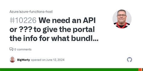 We Need An Api Or To Give The Portal The Info For What Bundle