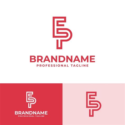 Premium Vector Modern Initials Ep Logo Suitable For Business With Ep Or Pe Initials