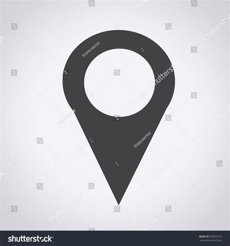 Map Pin Icon Mapping Pins Icon Stock Vector Royalty Free 252873316