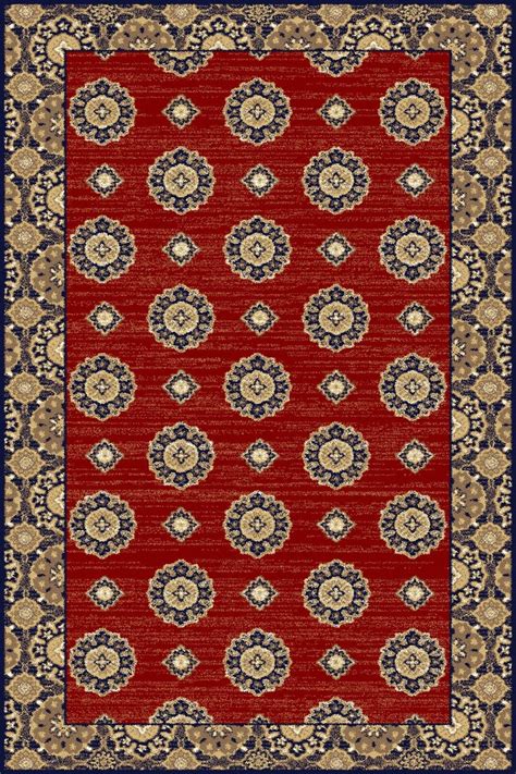 Dywan Do Salonu Agnella BERISSO Bordo ADEL 133x190 Cm Agnella
