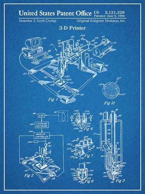Henry Ford Patents Blueprint Print Drawing By Greg Ed