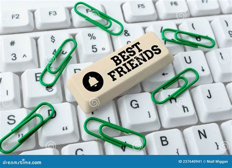 Writing Displaying Text Best Friends Word Written On A Person You