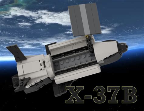 Lego Moc X 37b Reusable Space Plane By Sabiwabi Rebrickable Build